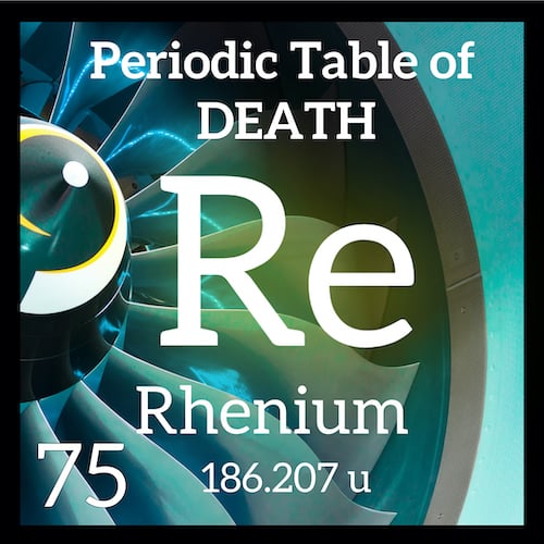 Rhenium and the Periodic Table of DEATH - Carol Potenza
