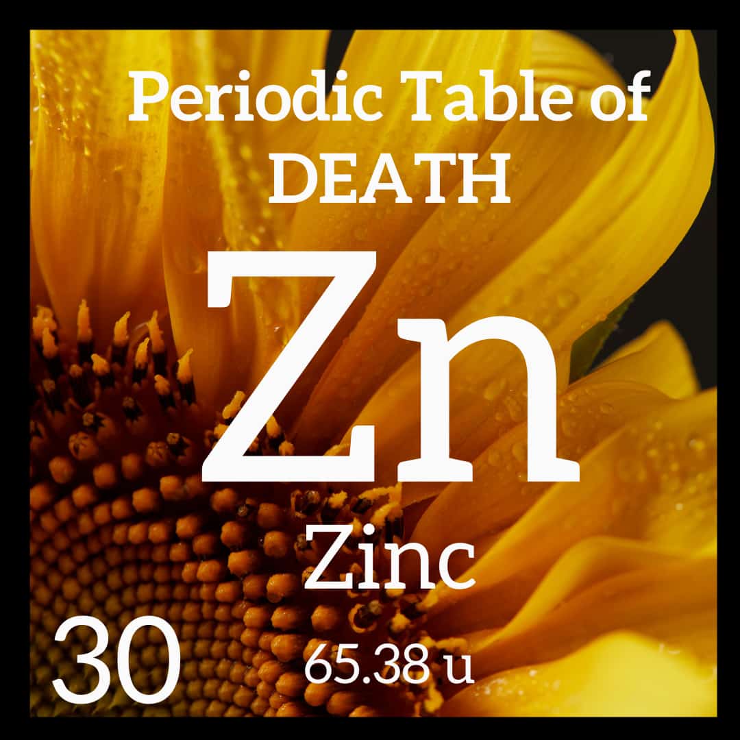 Zinc, Sunflowers, and the Periodic Table of Death & Mystery - Carol Potenza